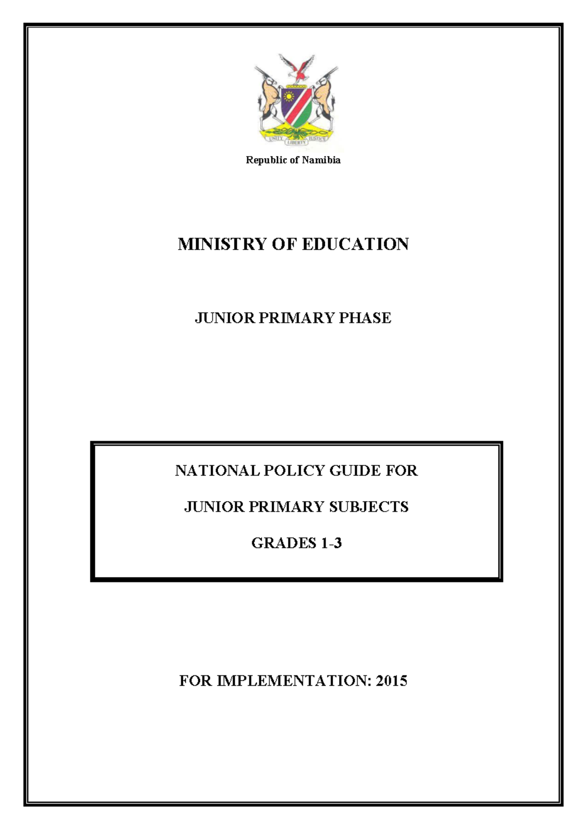 JP National-Policy-Guide Mar - Republic of Namibia MINISTRY OF ...