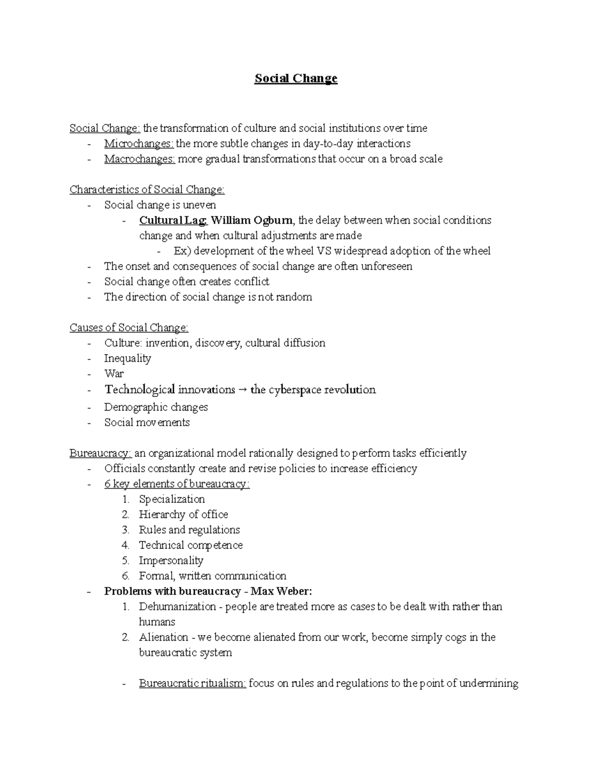 11/29 - 12/1 - Social Change - Social Change Social Change: the ...