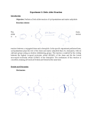 Lab Report 7 - Witting reaction - Experiment 7: Wittig Reaction ...