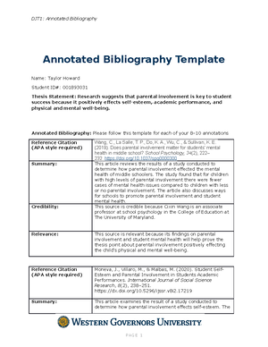 D094 d307 m3 study guide - Module 3: Social and Emotional Development ...