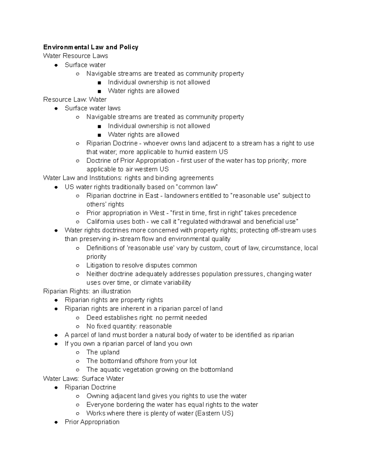 GEO 100 G Chapter 19 - Professor Jason Padgett. - Environmental Law and ...