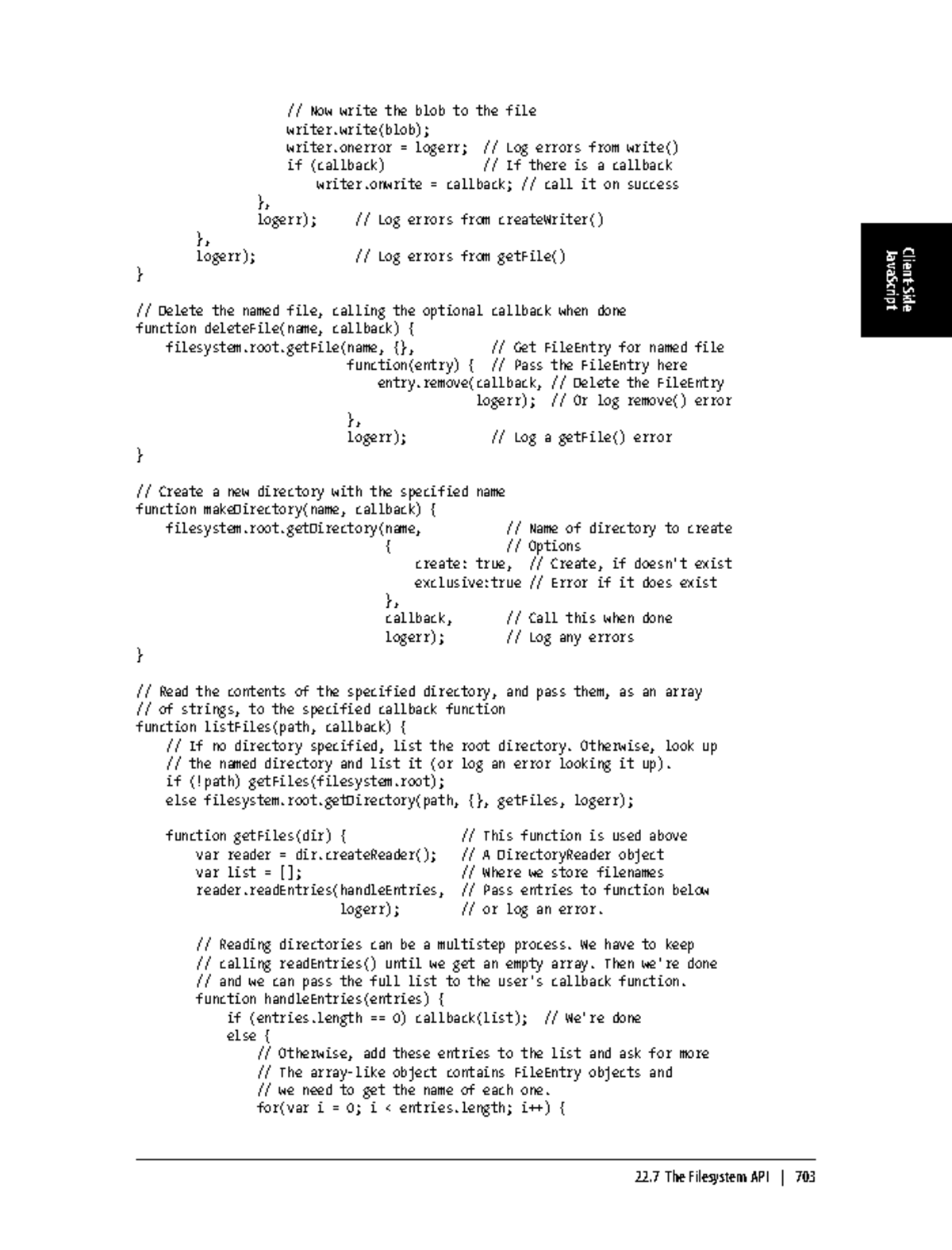 Web Programming Using Java Script Now Write The Blob To The File Writerblob Writer
