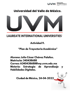 Filosofía Institucional de la UVM - Estrategia de Aprendizaje y ...