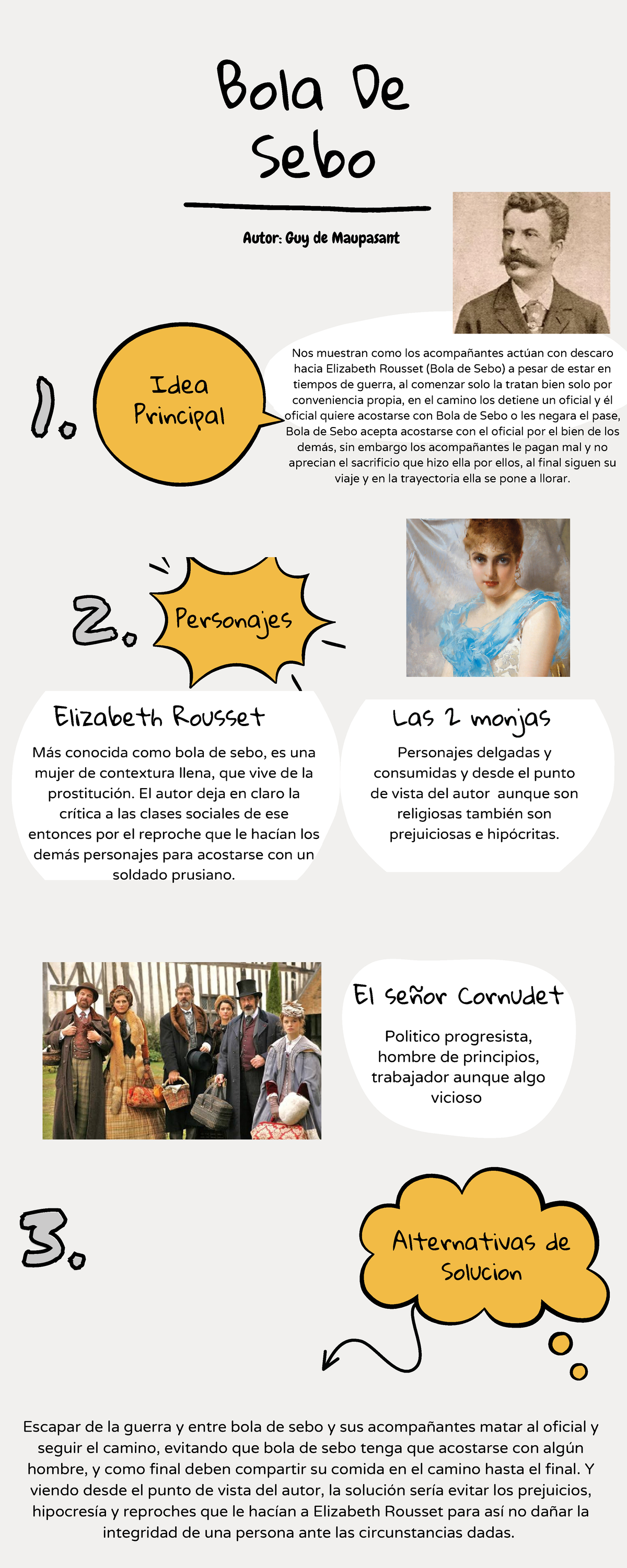 BOLA DE SEBO T3 - Comunicación 1 - Bola De Sebo El señor Cornudet ...