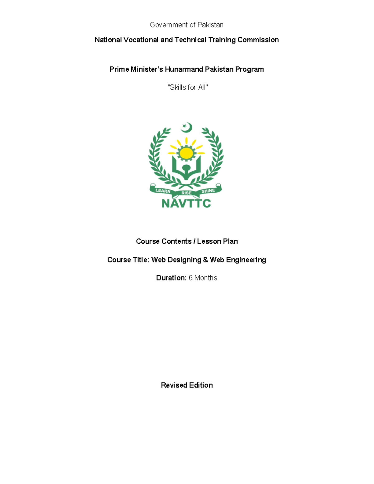 Web Designing and Web Engineering - Web Development - AIOU - Studocu