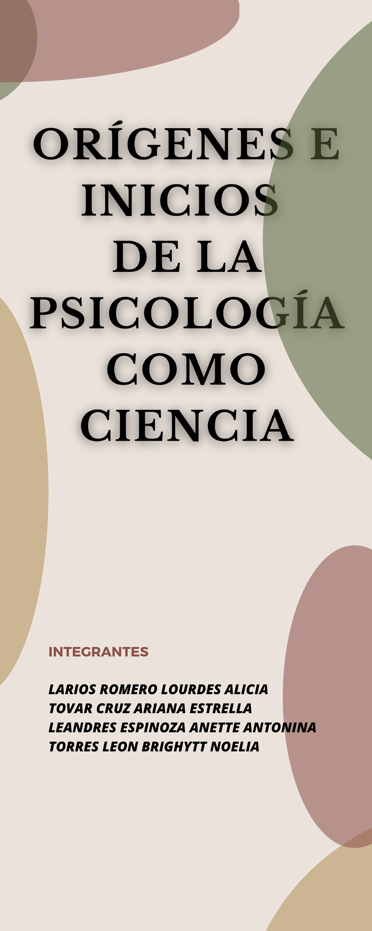 Infografía - Grupo 3 - Infografia sobre ORIGENES E INICIOS DE LA PSICOLOGIA COMO CIENCIA - - Studocu