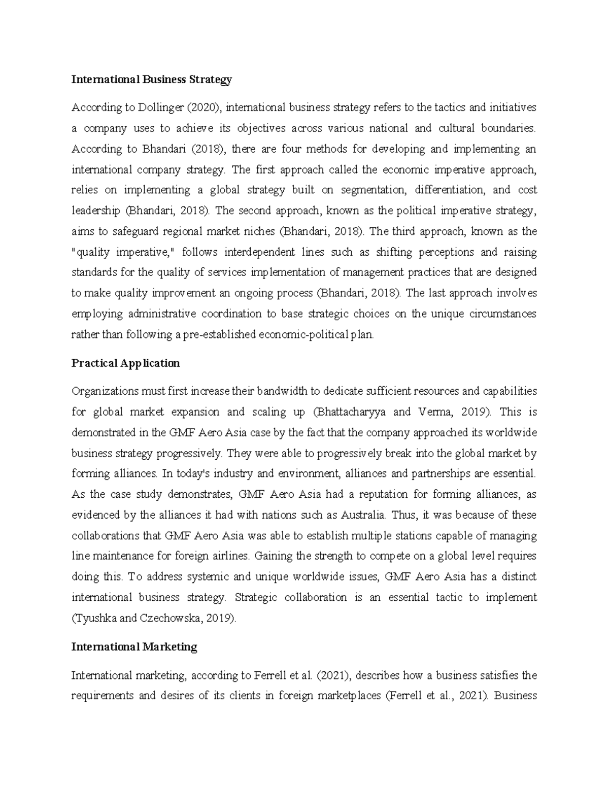 International strategy - International Business Strategy According to ...