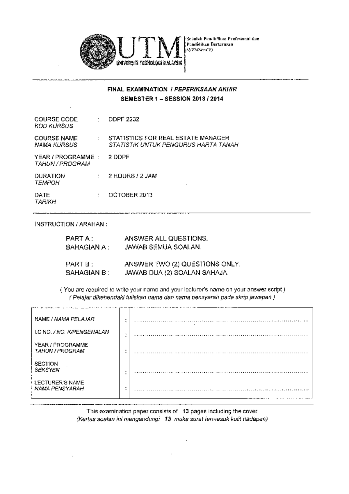 Full Text - notes - Property Management - Studocu
