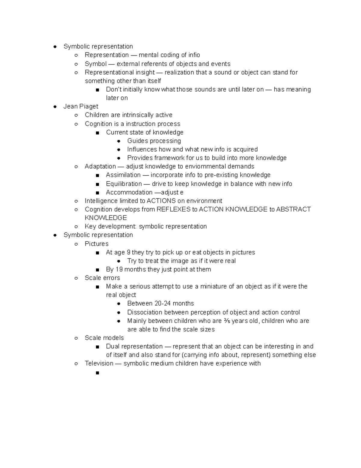 2 1 - in class lecture notes - Symbolic representation Representation ...