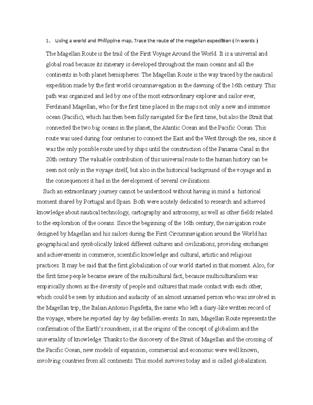 1-4-Bella - About the timeline of moro wars - Using a world and ...