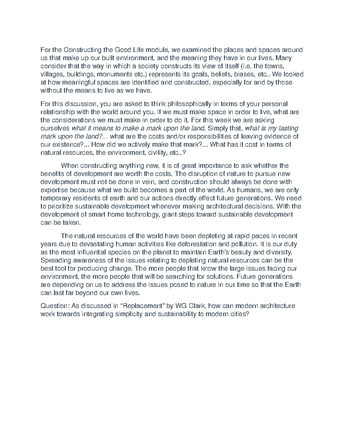 DBP10 - Discussion Board post ten for Maze - For the Constructing the ...