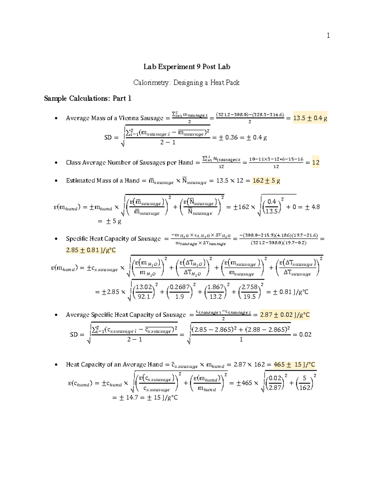 2022 Fall Lab Experiment 9 Post Lab - Name: Vivian Ting Lab Partner: Simon Kim Date: Dec. 6th ...