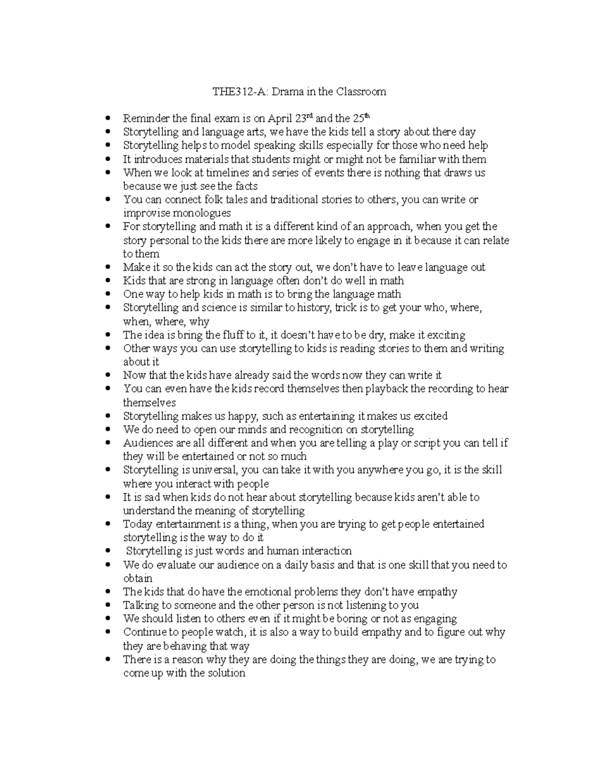 2018-drama-lecture notes Apr. week1 part 3 - THE312-A: Drama in the ...