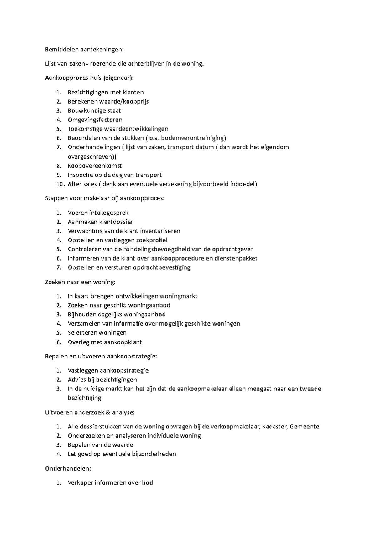 Bemiddelen aantekeningen - business game - Bemiddelen aantekeningen ...