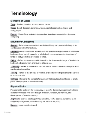 VCE Dance Terminology - Abstraction A choreographic device where a ...