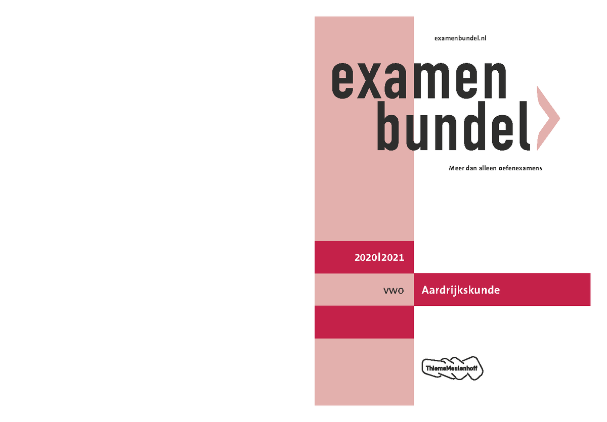deel van ak examenbundel - Meer dan alleen oefenexamens Aardrijkskunde ...