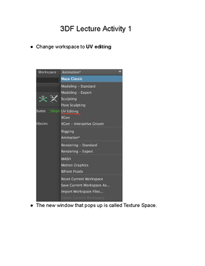 3D Foundations Lecture #3 Introduction to Modeling - Anything that is ...