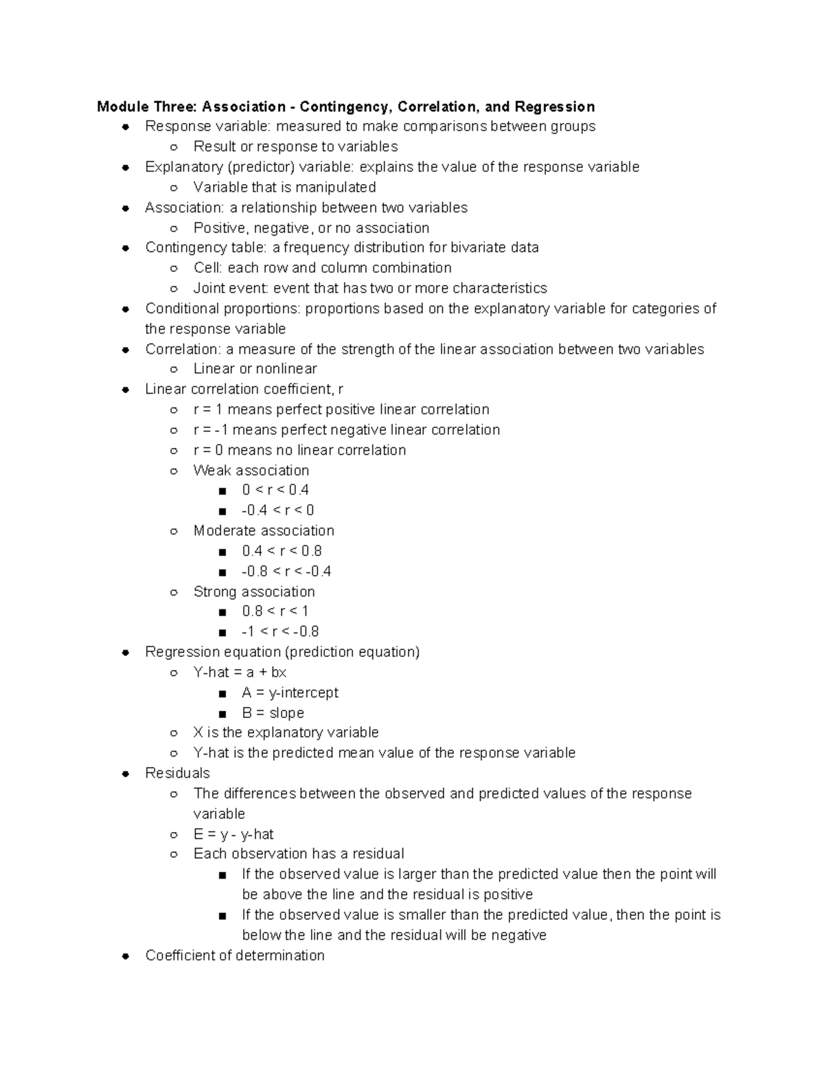 STA 261 Module 3 Association - Module Three: Association Contingency ...