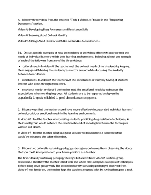 D268 Task 2 - Short and simple - RRM3 D268 Task 2 TEMPLATE Instructions ...