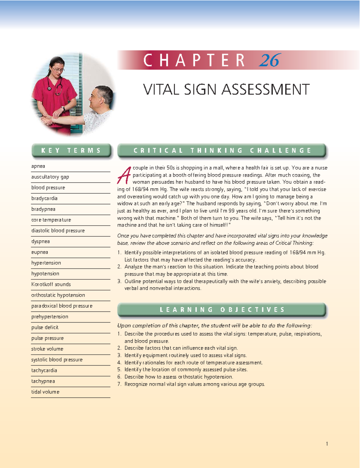 Vital sign assessment - apnea auscultatory gap blood pressure ...