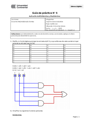 Laboratorio SEM 10 - Grupo Unknown LABORATORIO SEM 10 EJERCICIOS En la presente imagen se puede ...