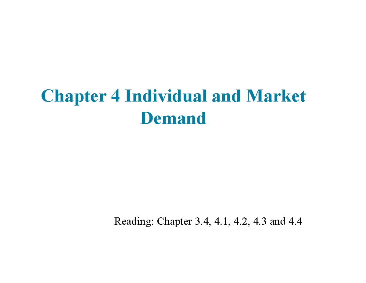 Ch4 part 1 - lecture slides of chapter 4 - Chapter 4 Individual and ...