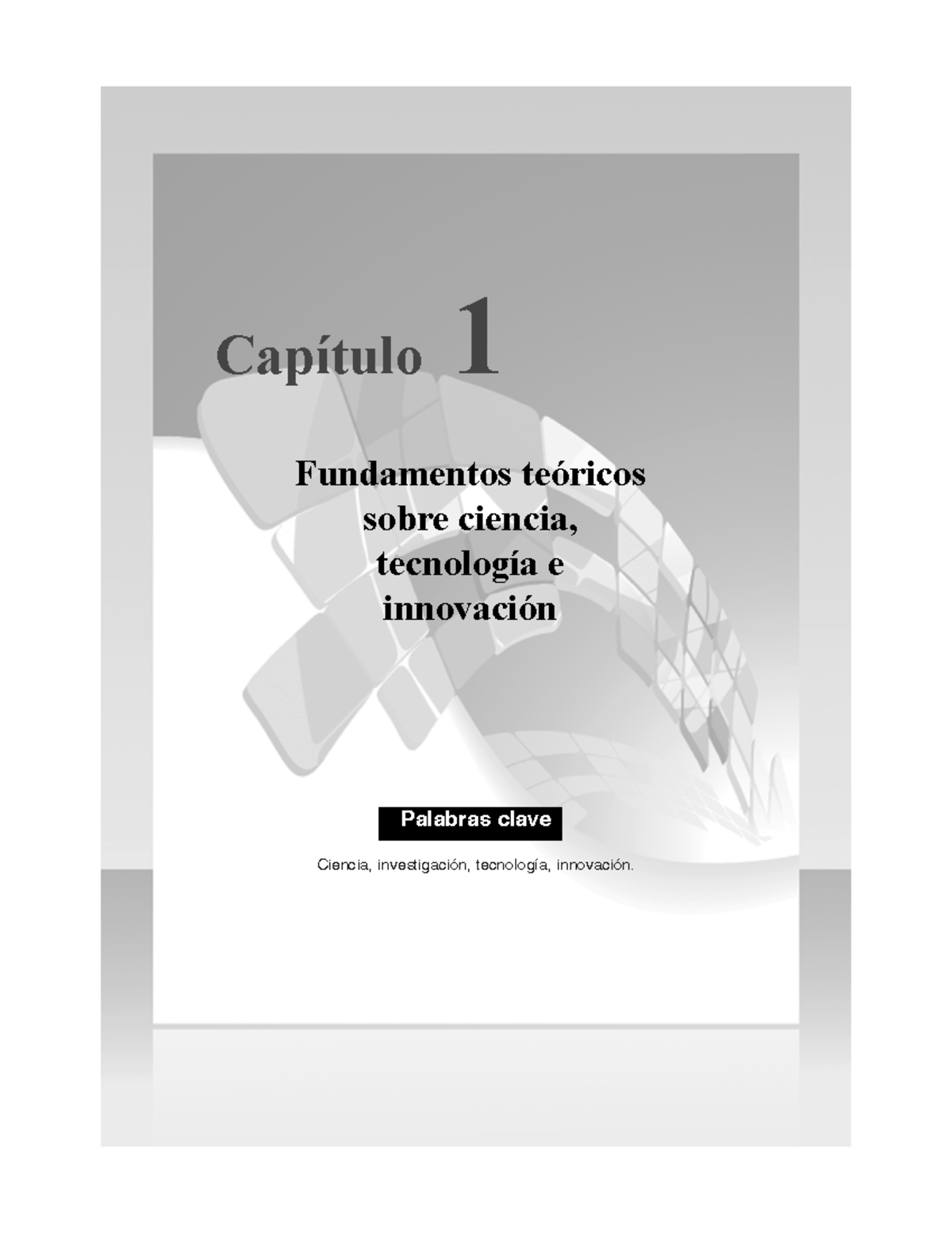 Gestion de tecnologia e innovacion Capitulo 1 capitulo 1 - Capítulo 1 ...