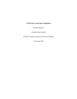 SWOT and TOWS analysis assignment - SWOT and TOWS Analysis Assignment ...