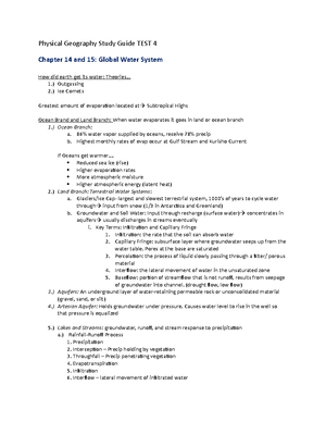 Physical Geography Study Guide Test 1 - ZONES OF LATITUDE: Great Circle ...