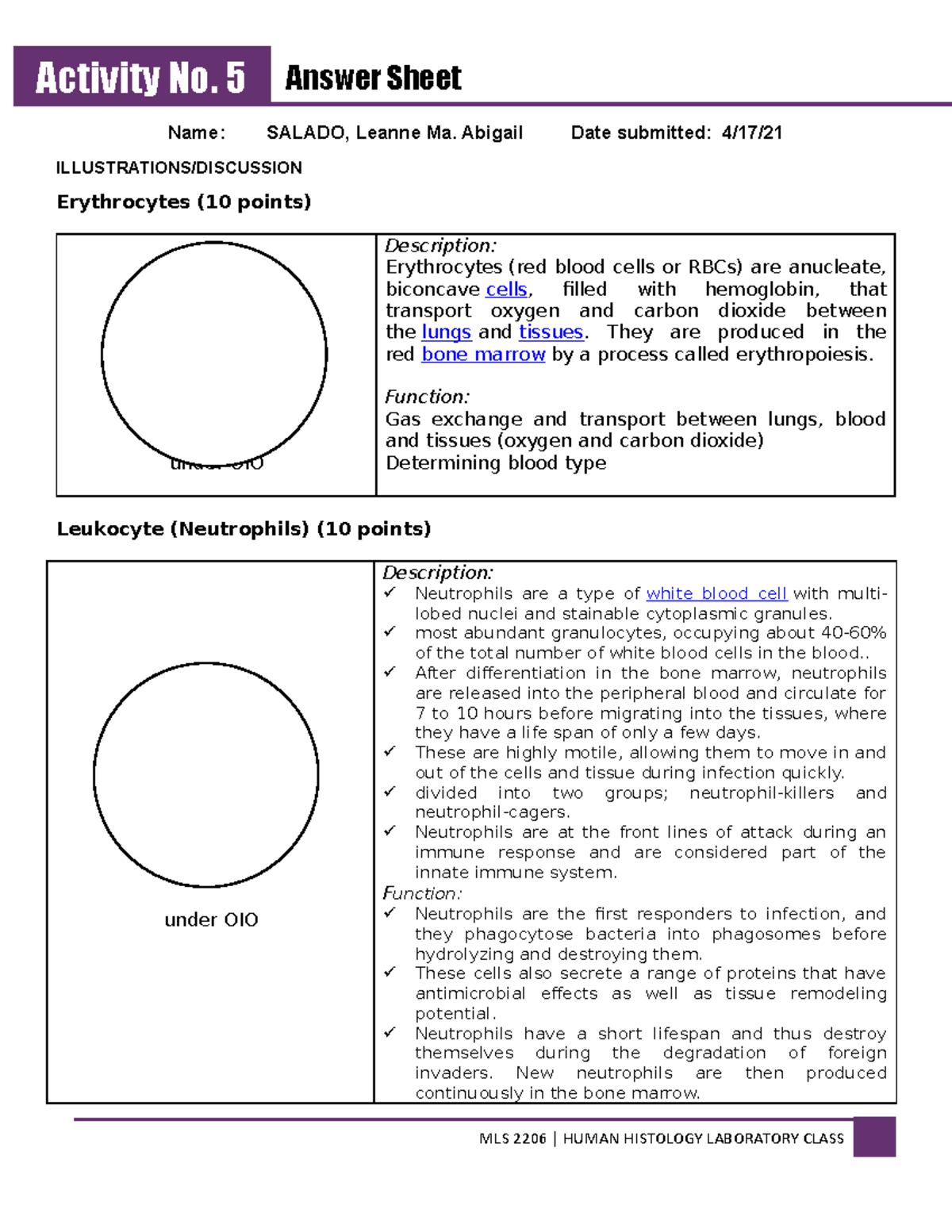 Activity 5 - Answer Sheet - Name: SALADO, Leanne Ma. Abigail Date ...