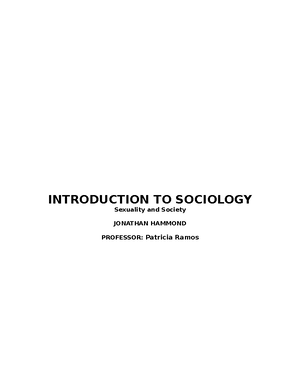 Sociology 5 - Individual Paper Assignment SOC1030-14F-Sec6-Sociology I ...