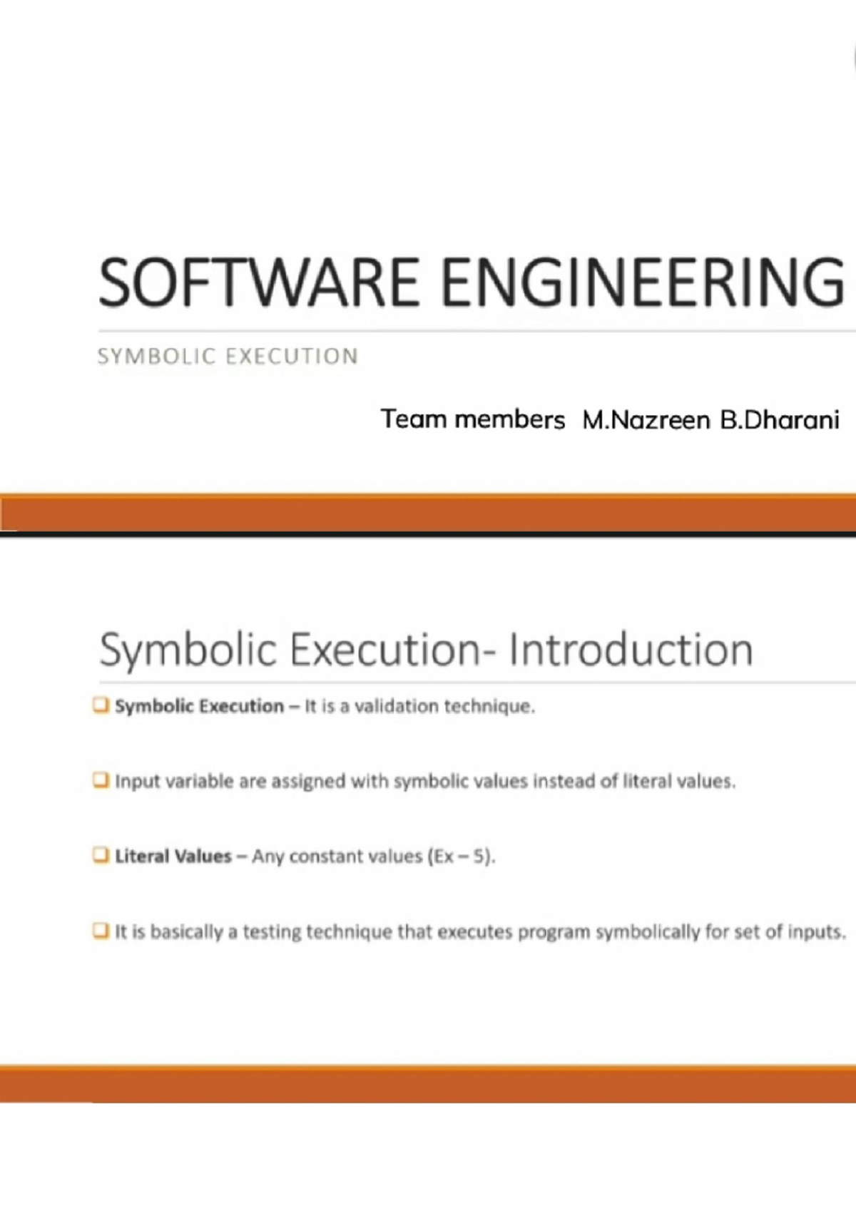 Symbolic execution - Computer Science and Engineering - Studocu