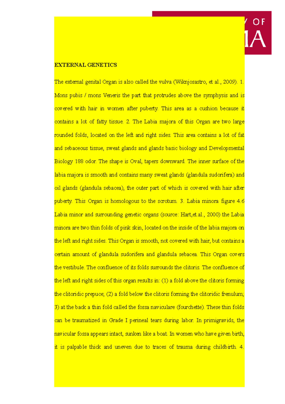 Study Documents Biology - External Genetics - EXTERNAL GENETICS The ...