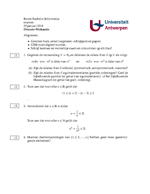 Discrete Wiskunde notities 1 - ィう/ ク 2 / 202 う い 4 ルといとivク 3 4 / 1 し ~つ ...