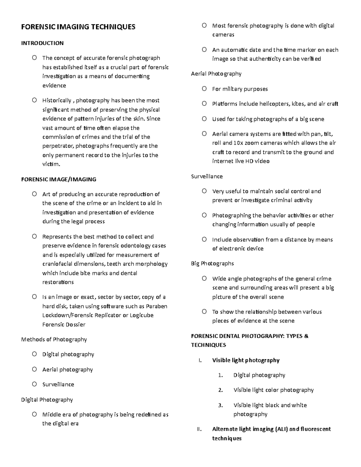 Forensic Dentistry - Forensic Imaging Techniques - FORENSIC IMAGING ...