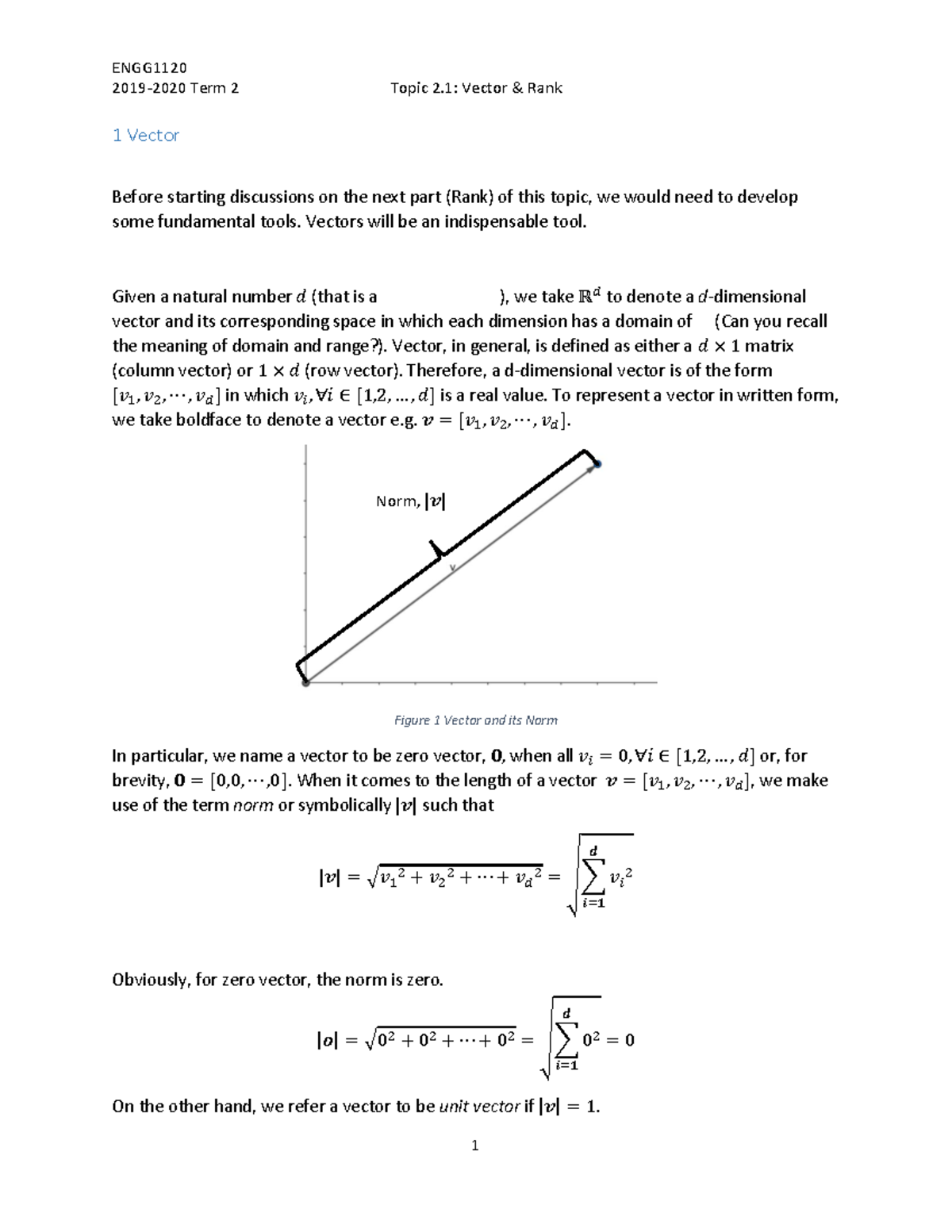 2.1 - More On Matrices (Vector and Rank) - Warning: TT: undefined function: 32 Warning: TT ...