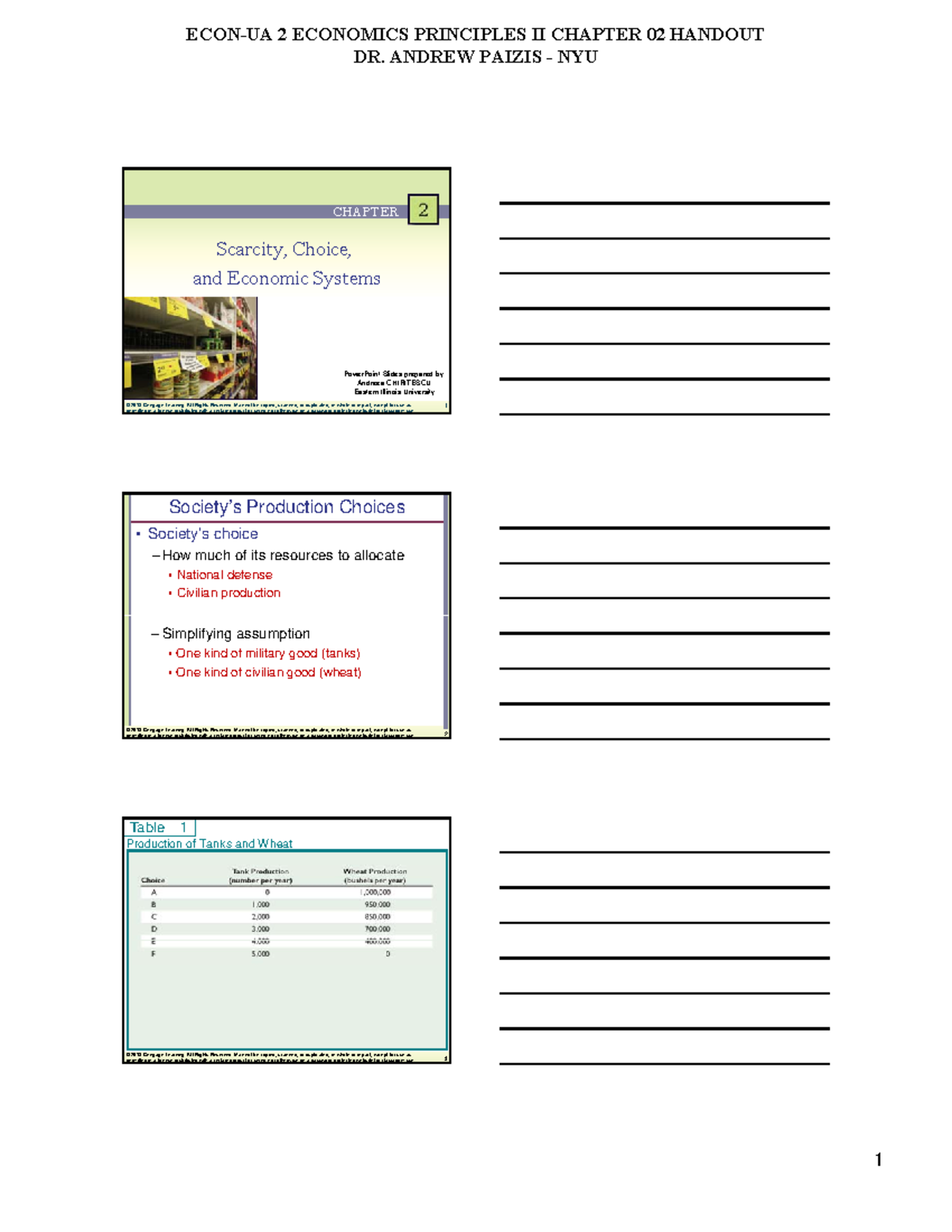 CH02+ Scarcity+ Choice+AND+ Economic+ Systems-PDF- Lines - Scarcity ...