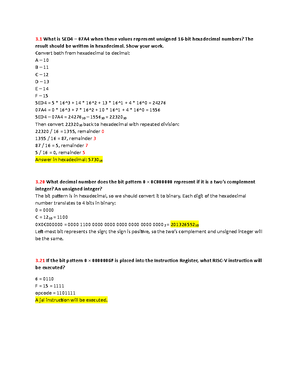 Chapter 4 notes - Notes of – Chapter 4 of "Computer Architecture ...