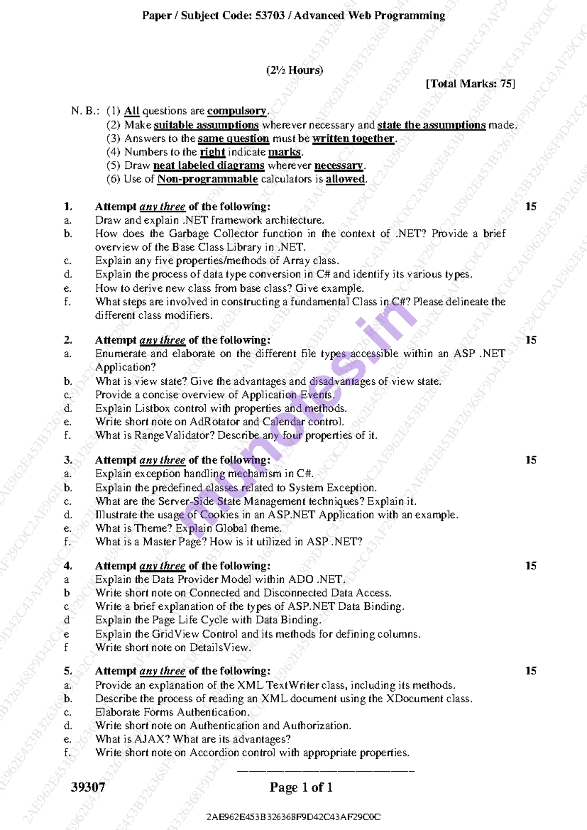 Advanced WEB Programming (12-2023) - - Studocu