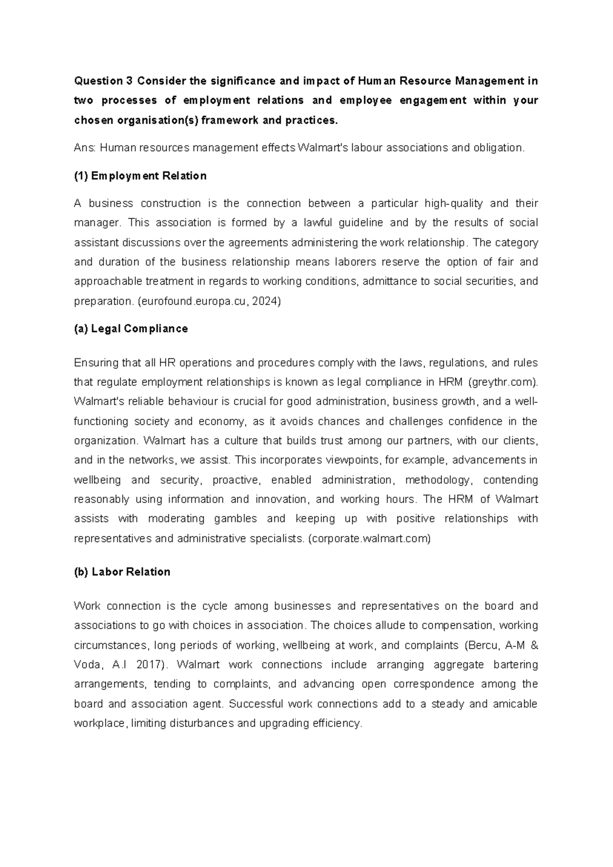 Question 3 Answer - JHha - Question 3 Consider the significance and ...