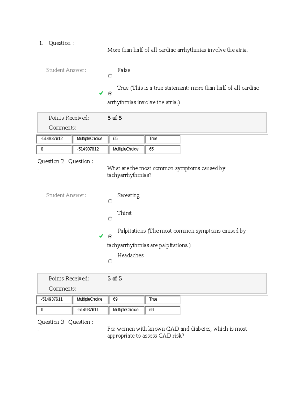 NSG 6001 – Advanced Practice Nursing - Midterm exam 2-Corrected - 1. Question : More than half ...