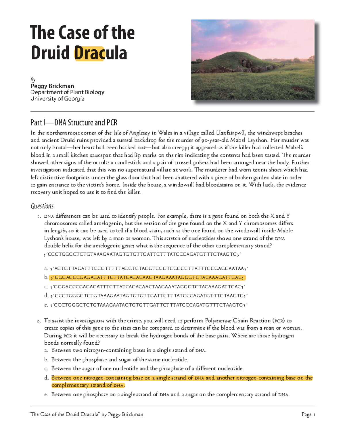 The Case of the Druid Dracula - The Case of the Druid Dracula by Peggy ...