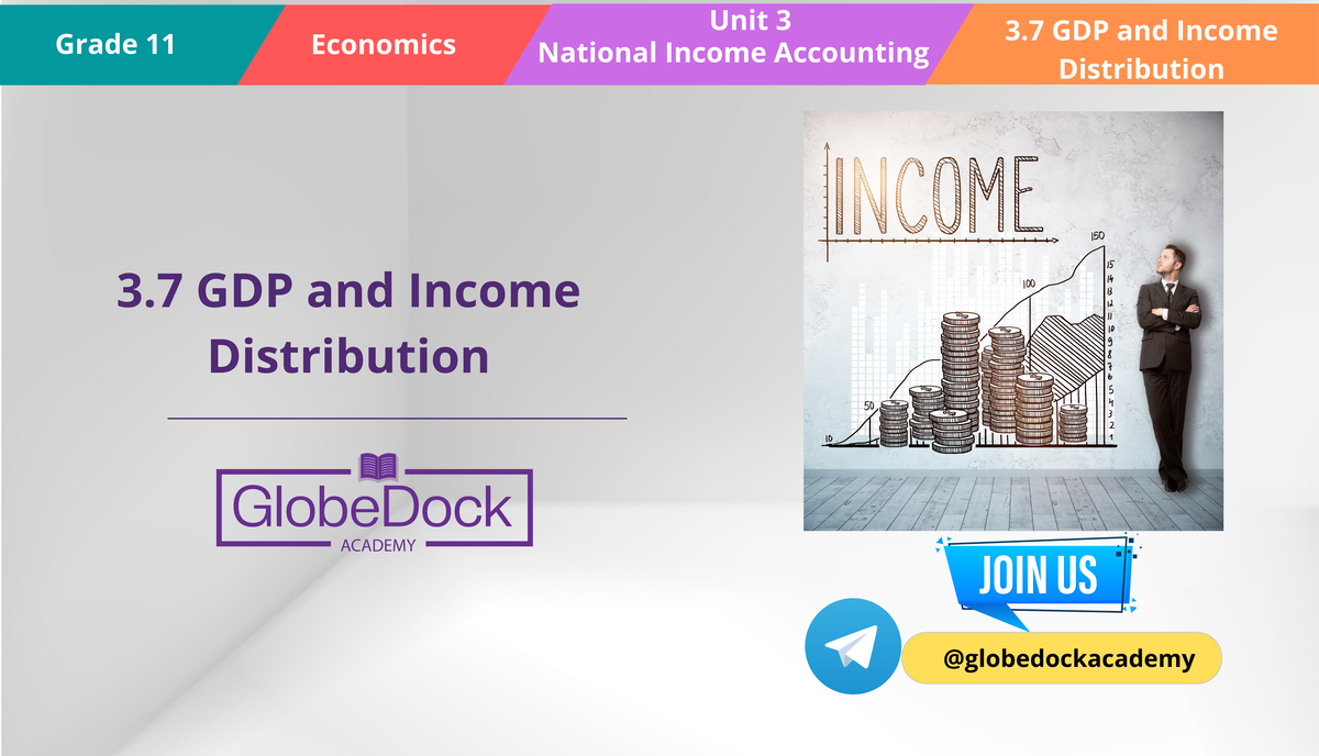 3.7 GDP and Income Distribution - Grade 11 Economics Unit 3 National ...