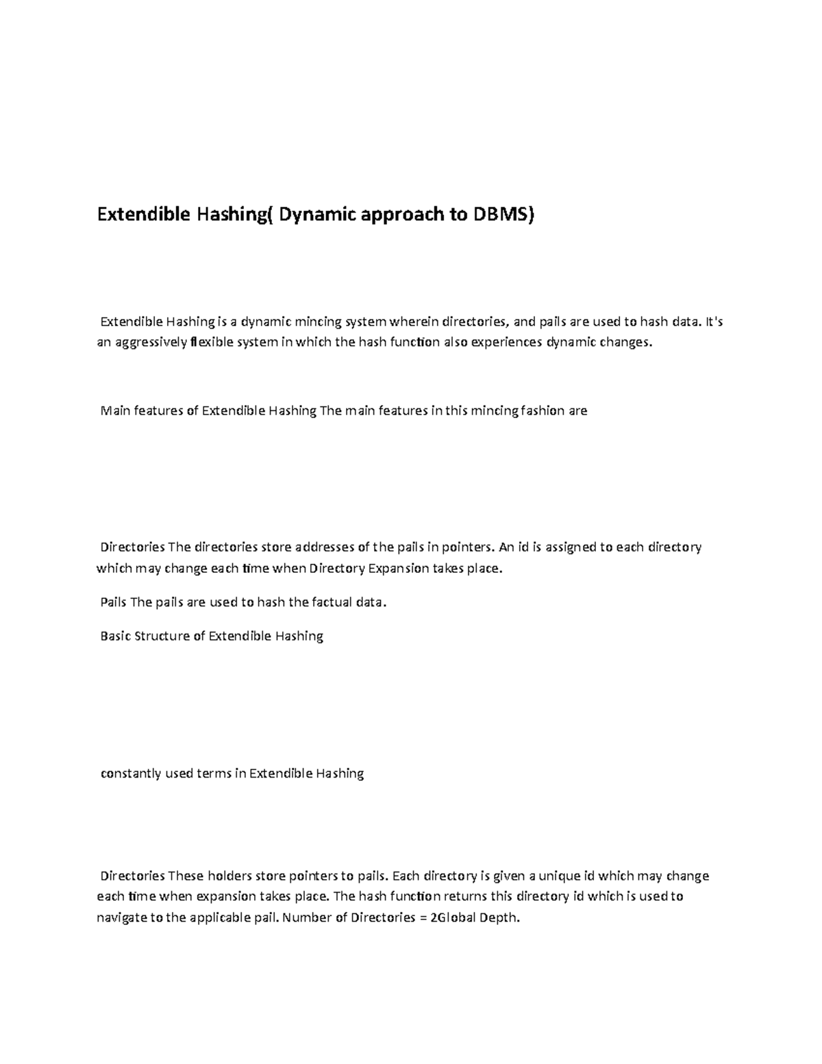 Extendible Hashing( Dynamic approach to DBMS - Extendible Hashing ...