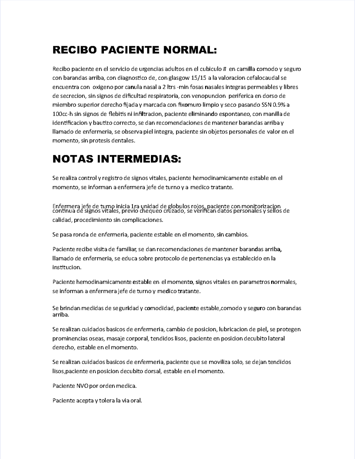 Pdf-notas-de-enfermeria compress - RECIBO PACIENTE NORMAL:RECIBO ...