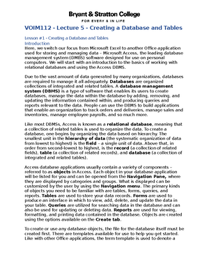 VOIM112 - Guided Project 1-2 access - Guided Project 1- American River Cycling Club is a local ...