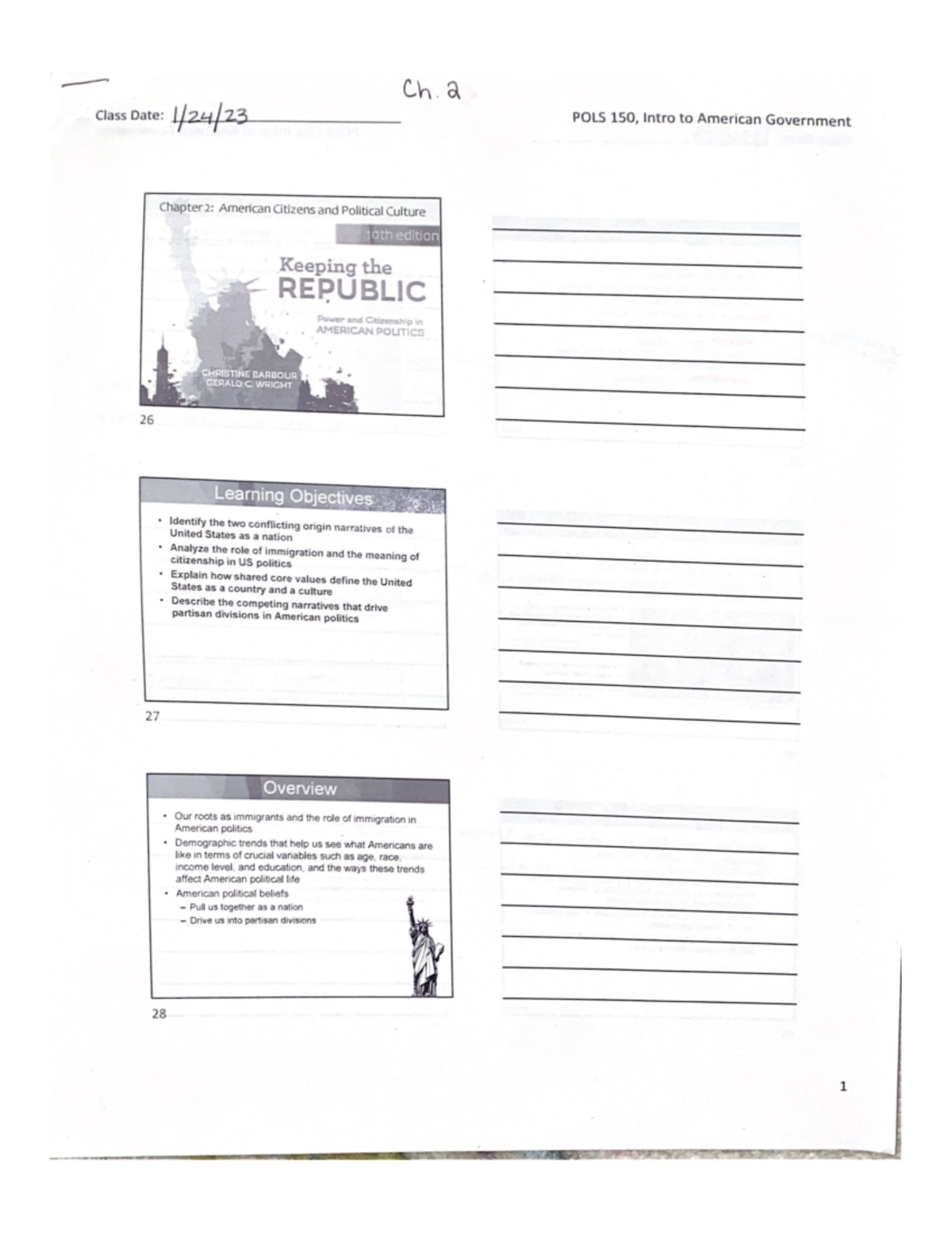 Chapter 2 - powerpoint notes - POLS 150 - Studocu