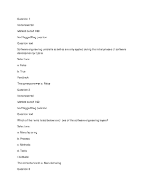 Software Engineering 600 assignment - Page 1 of 2 FACULTY OF ...