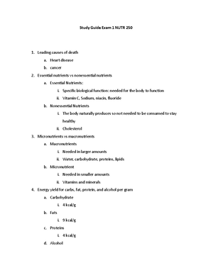 Exam 2 Study Guide S23 - Study Guide for Exam 2 Chapter 4: Reading a ...