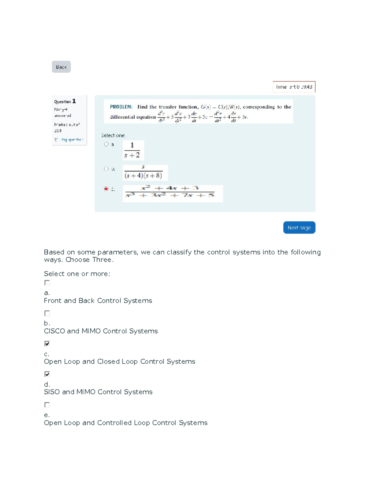 Prelim quiz 1 100% - Based on some parameters, we can classify the ...